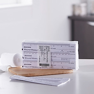 McKesson Wound Measuring Guide Ruler, Non-Sterile, Paper, 6 in, 50 count, 12 Packs, 600 Total