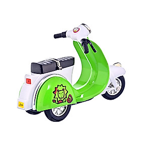 Pull Back Toy Vehicle Die Cast Scooter [3 Pack] Neon Colors Metal Scooter 4.5 Inches Long, Best Party Favor Prizes for Kids (3 Pack) Colors May Very