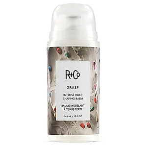 R+Co Grasp Intense Hold Styling Balm | Provides High Hold + Zero Crunch + Touchable Finish | Vegan + Cruelty-Free | 3 Oz