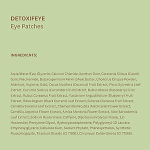 Pixi DetoxifEYE Beauty Hydrogel Under-Eye Patches, 30 Pairs, 60 Patches