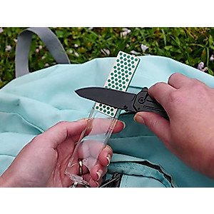 DMT (Diamond Machining Technology) Machining Technology (DMT) DMT (Diamond Machining Technology) Mini-Sharp Portable Pocket Extra Fine Grit Sharpener (F70E) Green One Size