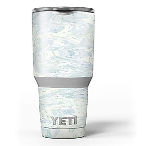 Design Skinz Slate Marble Surface V31 - Skin Decal Vinyl Wrap Kit compatible with the Yeti Rambler Cooler Tumbler Cups