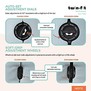 Dritz Twin-Fit Dress Form with Adjustable Tri-Pod Stand, Petite