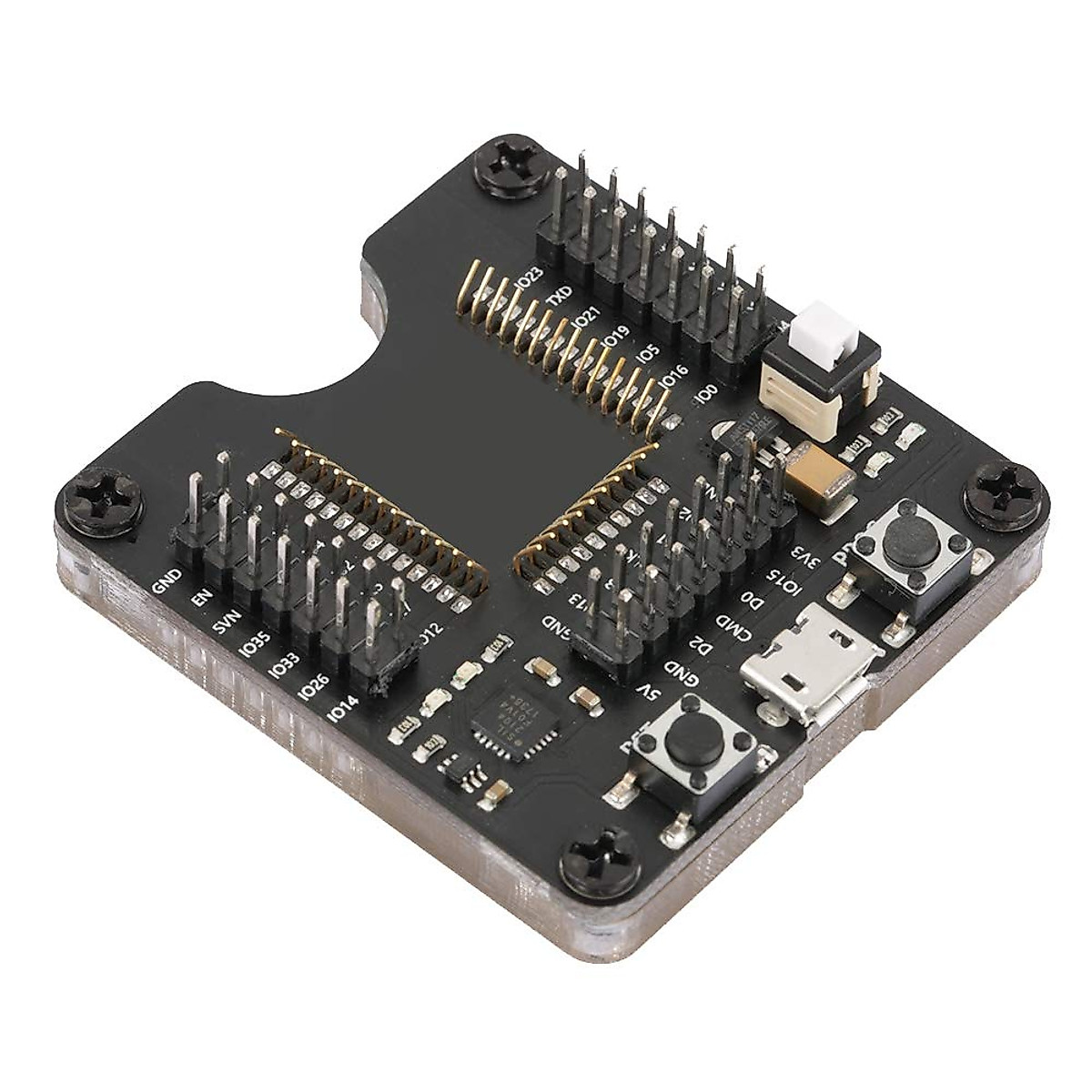 Oumefar ESP32 Development Board Module High Precision Test Burn Fixture Audio Development Board Module for ESP-WROOM-32 Minimum System