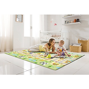 Parklon Baby Soft Play Mat (Hello Bear Smiletown, Large)