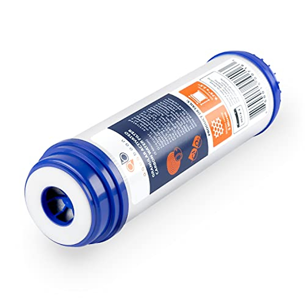 Aquaboon 5 Micron 10x2.5" Granular Activated Carbon Water Filter Replacement | Universal 10 inch Coconut Shell GAC Cartridge | Compatible with C-10, WFPFC9001, AP117, GAC-10, FXUTC, D-20A, GAC1 2-Pack