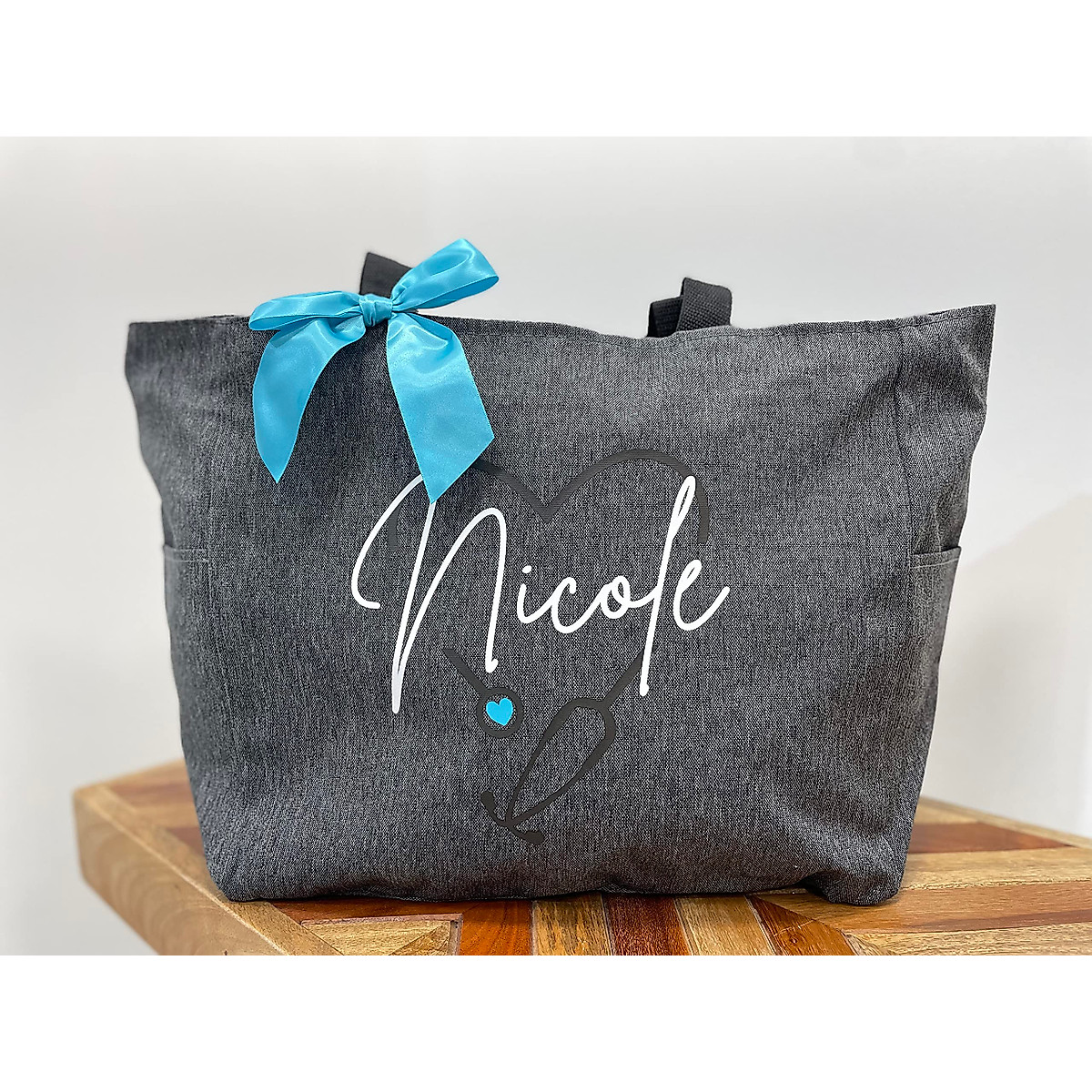 Personalized Large Nurse Tote Bag - Custom Gift for Nurse - Customized Tote Bag - Gift for Nurse - Personalized Gift - Nurse Graduation Gift - Gift for Doctor