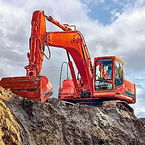 Ravensburger Diggers at Work Puzzle Set - Engaging 3 x 49 Piece Puzzles for Kids | Unique Piece Design Construction | Skill-Building Toy | Perfect for Kids Ages 5 and Up