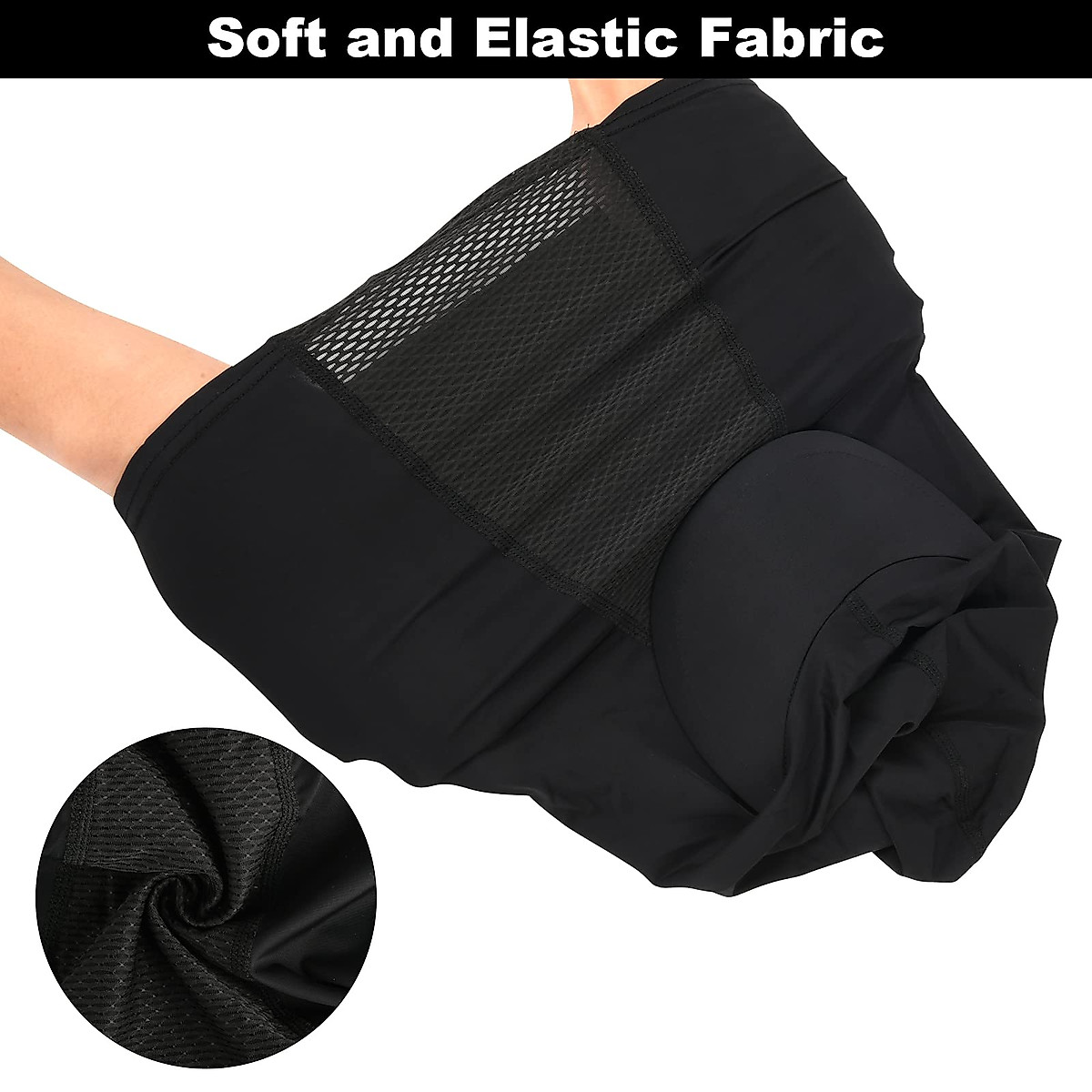 Cosmos Sun Protection Cooling Balaclava with Brim, Lightweight Breathable Sun Hood for Cycling, Fishing and Gardening (Black)