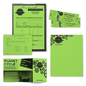 Neenah Astrobrights Premium Color Paper, 24 lb, 8.5 x 11 Inches, 500 Sheets, Martian Green (WAU21801)