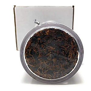 Friendswood Mercantile, Small Acrylic Pipe Tobacco Humidor Jar with Boveda 69 2-Way Humidity System 2 oz Capacity