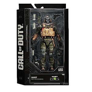Call of Duty "Ghost (Jawbone) - 6.5-inch Articulated Figure with Swappable Hands and Weapon Accessories
