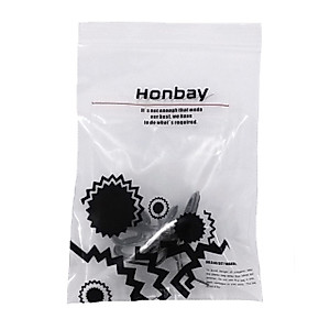 Honbay 7pcs Set Mixed Sizes Fishing Rod Eyes Guides Line Rings Repair Kit