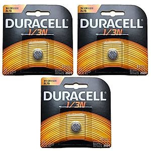3x Duracell Photo DL CR1/3N 2L76 3V Lithium Battery Replaces Duracell DL-1/3N, 3N, Ray-O-Vac 867, 2L76, Energizer 2L76BP, 2L76-BP, CR1108, IEC CR11108, CR1-3N, DL1-3N, Comp 15, Duracell DL1/3N, NL1/3N