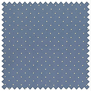 Hobby Gift 'Cornflower Polka Dot' Medium Rectangle Sewing Box 18.5 x 26 x 15cm (d/w/h)