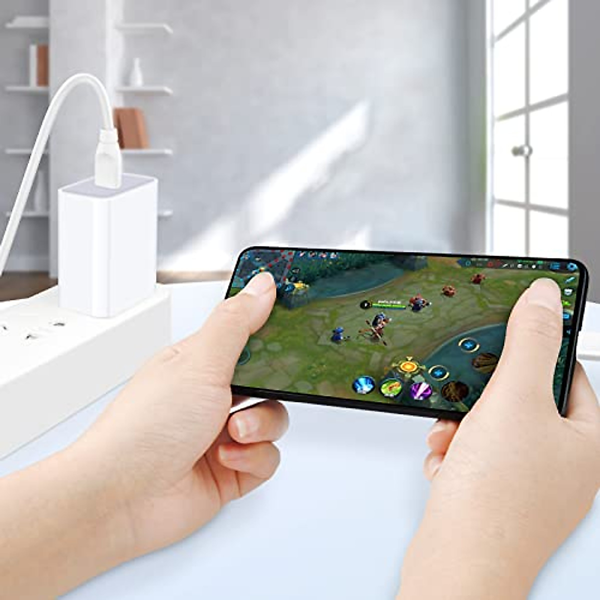 Samsung Charger Fast Charging Cable for Galaxy S24 A54 S23 S22 Ultra A14 A23 A34 A24 5G A13 A12 A53 A51 A03S S21 S20 FE 5G S10 S9,60W USB C to USB C Cable Fast Charger Cord for Pixel 8 7 6 Pro 6A 5A