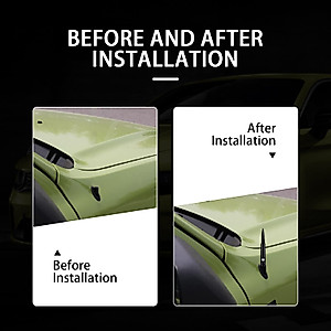 Ajxn 1 PC Car Truck Bullet Antenna, Auto Antenna Mast, Suitable for GM Chevy Silverado 1500 2500 3500 HD Avalanche GMC Sierra 1500 2500 3500 Denali Heavy Duty Pickup Trucks Accessories (Black #1)