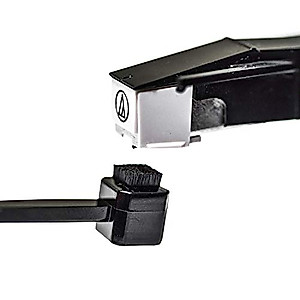 Collector Protector Vinyl Record Cleaner Kit - Includes 70’s-Style Soft Velvet Record Brush, LP Cleaning Solution, Stylus Brush & Cleaning Liquid, Microfiber Cloth & Storage Pouch