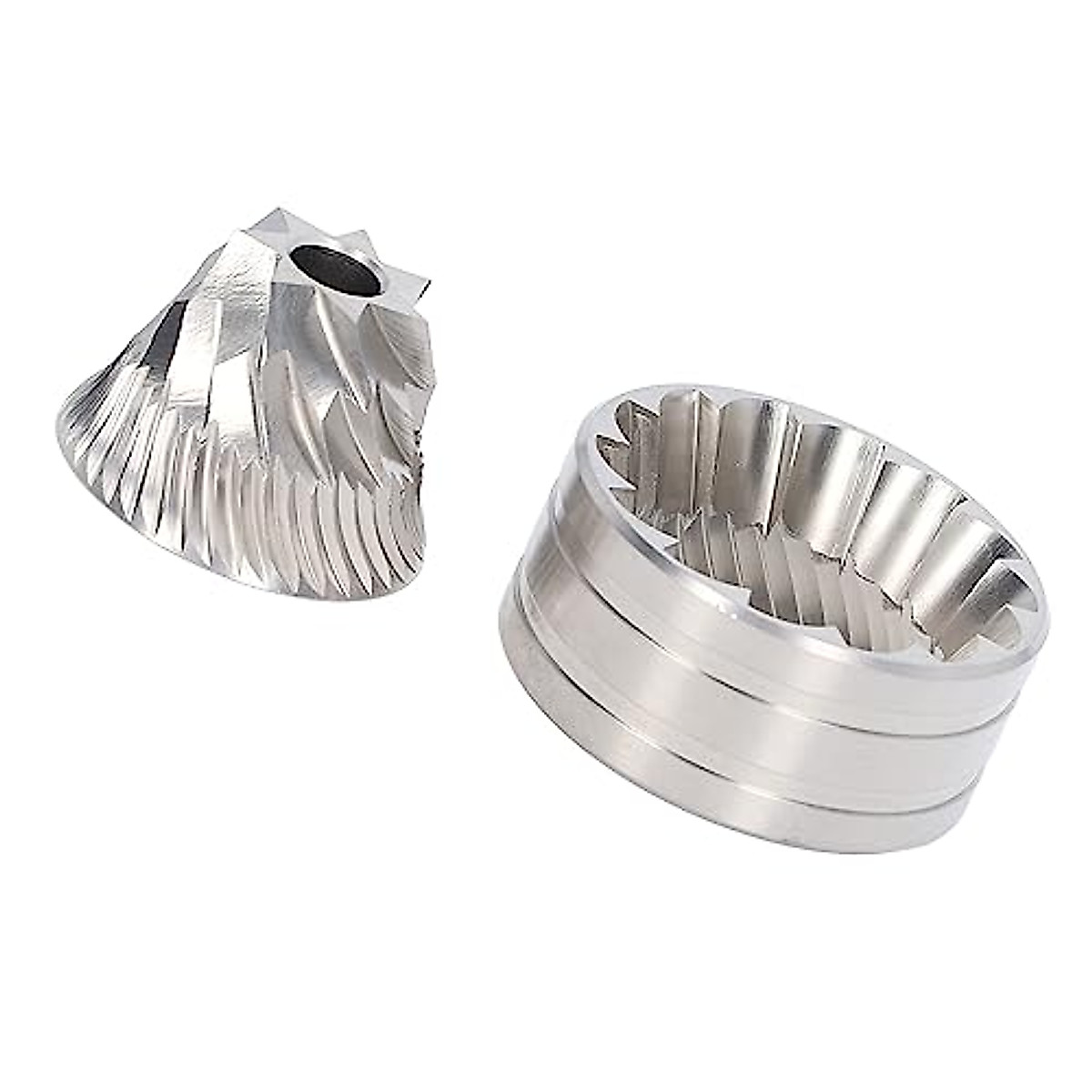 Coffee Grinding Disc Core Kit, Coffee Grinder Disc Strong Applicability High Efficiency for Milk Tea Shop (Seven Star Cone)