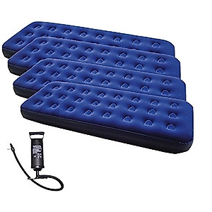 4 of Single Size AIR Mats, and Air Pump Combo