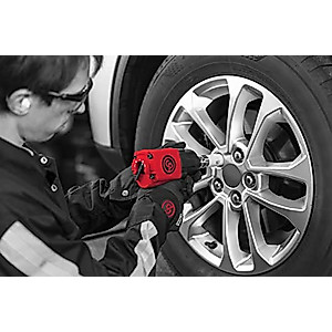 Chicago Pneumatic CP7741 Air Impact Wrench (1/2 Inch), Air Impact Gun Industrial Repair & Assembly Tool, Pistol Handle, Twin Hammer, Max Torque Output 715 ft. lbf/970 Nm, 10000 RPM