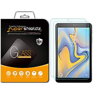Supershieldz (2 Pack) Designed for Samsung Galaxy Tab A 8.0 inch (2018) (SM-T387 Model) Tempered Glass Screen Protector Anti Scratch, Bubble Free