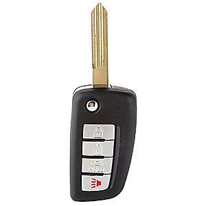 SELEAD 2pcs Flip Key Fob 4 Buttons Keyless Entry Remote fit for 2004-2009 for Nissan Altima Maxima 350Z Armada for Infiniti EX35 FX35 FX45 Antitheft Keyless Entry Systems KBRASTU15