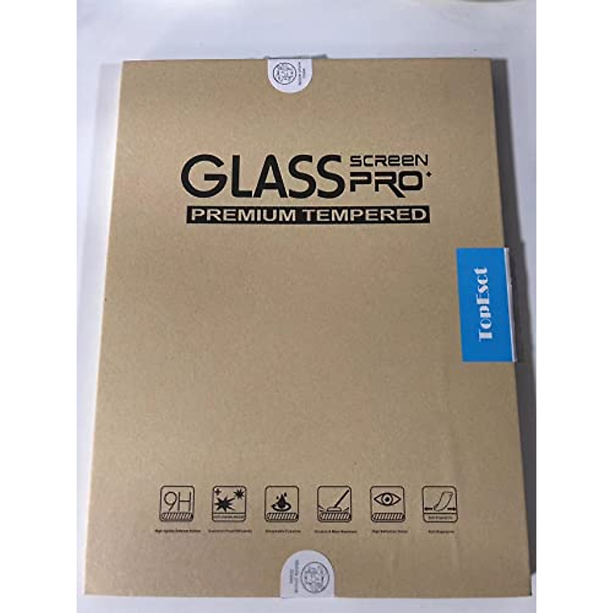 TopEsct 2-Pack Screen Protector for ipad 10th Generation(10.9-Inch, 2022 Model, 10th Gen),9H Tempered Glass Film,Anti-Scratch,HD Clear