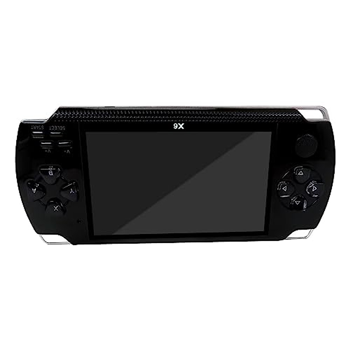 Gxcdizx Black Handheld Game Console 4.3 inch Retro Handheld Games Consoles Built-in 10000 Classic Games Rechargeable Battery Portable Style Hand Held Game System