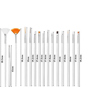 KRISMYA 30 Pcs Cake Painting Brushes,Baking Brushes for Decorating Fondant Sugar DIY Tools Set Food Paint Brushes Cake Decorating Brushes Tools（Set of 2）