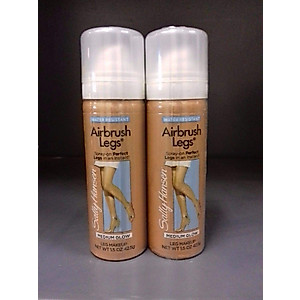 Sally Hansen, Airbrush Legs, MEDIUM GLOW, Travel Size 1.5 Oz (2 Pack)