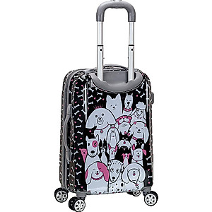Rockland Vision Hardside Spinner Wheel Luggage, Assorted/Multicolor, Carry-On 20-Inch