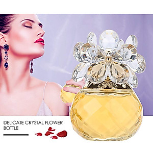 Yosoo Perfume for Women, Flower Perfume for Women Ladies Perfume Small Bottles of Perfumes Perfume Sampler Sets for Women Secret Perfume Longlasting Flower Wood Fragrance Perfume 60ml (Gold)