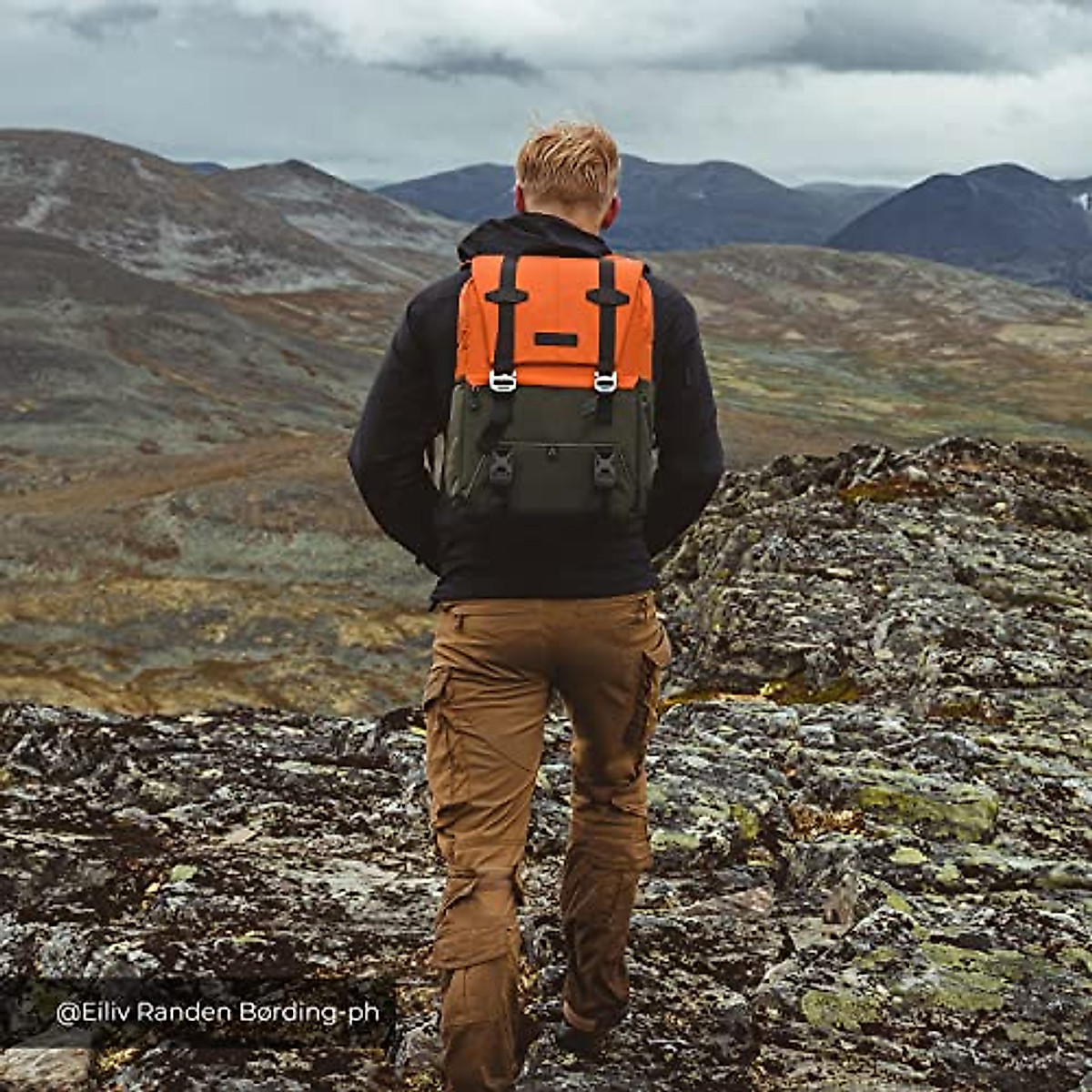 K&F Concept Camera Backpack, Camera Bags for Photographers Large Capacity Camera Case with Raincover,15-15.6 Inch Laptop Compartment Compatible for Canon/Nikon/Sony/DJI Mavic Drone(Backpack 20L)