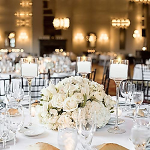 HOSVOT Set of 72 White Votive Candles for Wedding Party Birthday Holiday, 8 Hour Hand Poured Unscented Bulk Candles for Celebrations and Home Decoration