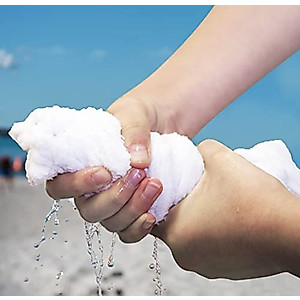 Towel and Linen Mart 100% Cotton - Wash Cloth Set - Flannel Face Cloths, Highly Absorbent and Super Soft Feel Fingertip Towels (White Pack of 12)