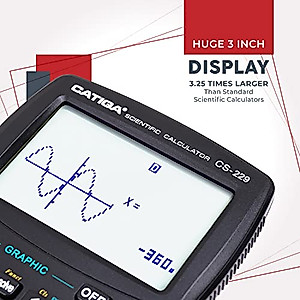 Scientific Calculator with Graphic Functions - Multiple Modes with Intuitive Interface - Perfect for Beginner and Advanced Courses, High School or College