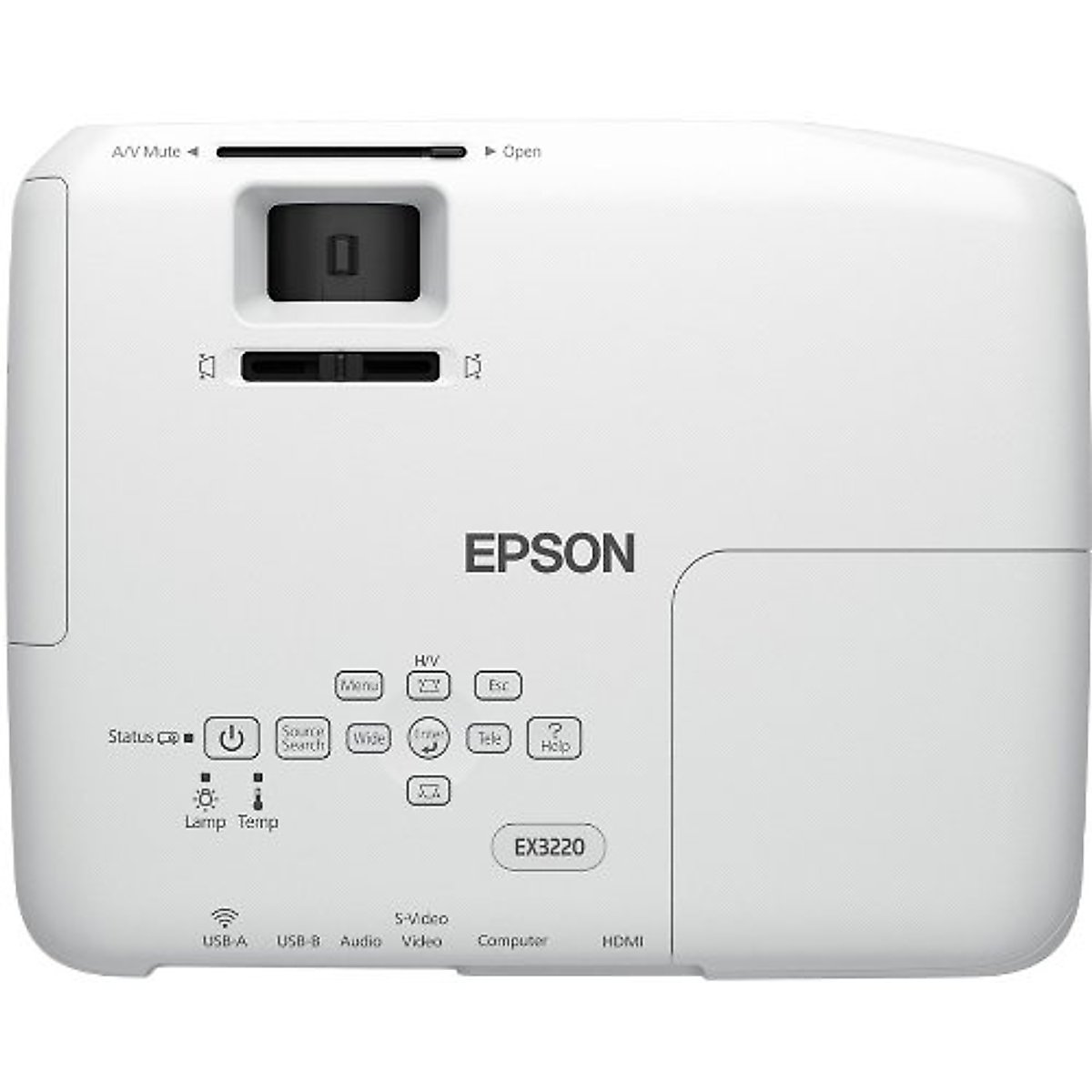 Epson EX3220, SVGA, 3000 Lumens Color Brightness (color light output), 3000 Lumens White Brightness, 3LCD Projector