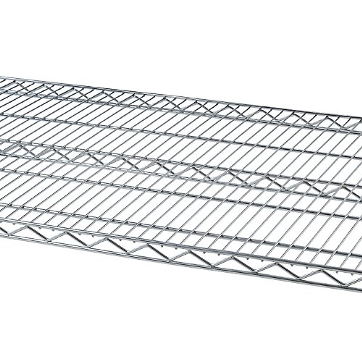 TRINITY EcoStorage Heavy Duty 5-Tier Adjustable Wire Shelving with Wheels for Kitchen Organization, Garage Storage, Laundry Room, NSF Certified, 800 to 4000 Pound Capacity, Chrome, 60 by 24 by 72-Inch