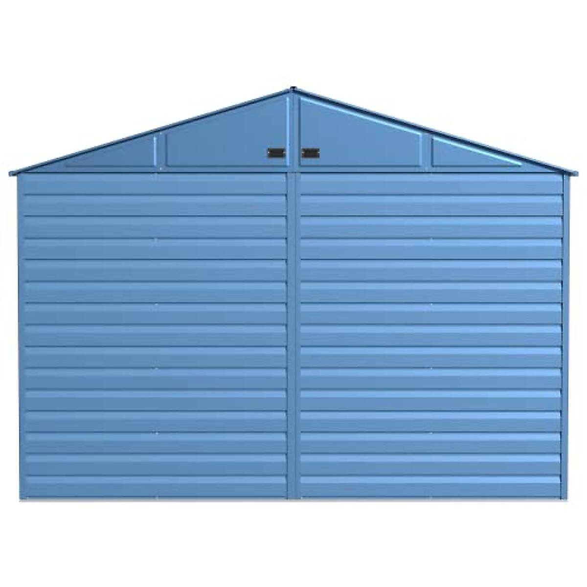 Arrow Shed Select 10' x 14' Outdoor Lockable Steel Storage Shed Building, Blue Grey