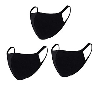 HEROBIKER 3PCS Reusable Cloth Face Mask Comfort Washable Masks - Breathable Comfort, Machine Washable Safety Mask, Cloth Masks Face Shield Mouth Protection Banada Balaclava