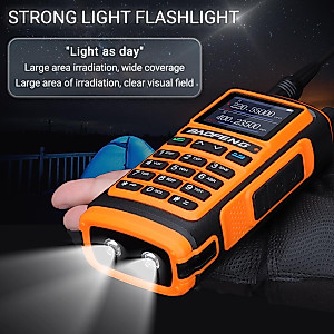 BAOFENG UV-17R Ham Radio Upgrade of baofeng UV-5R Long Range Two Way Radio Dual Band Walkie Talkie for Adults Dual Band USB Charger 999 Channels VOX with771 Antenna,Earpiece,Flashlight,Battery(2 Pack)