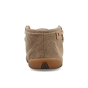 Twisted X Infant's Chukka Driving Moc, Moc Toe, Dusty Tan, 2 M