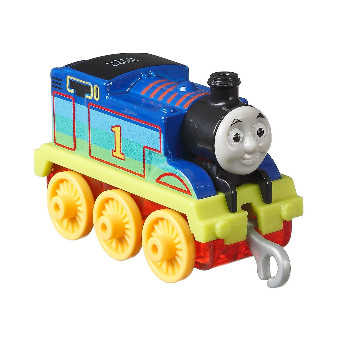 Thomas & Friends Fisher-Price GYV69 Rainbow Thomas Push-Along Train Engine for Preschool Kids Ages 3 Years and up, Red, 4.5 cm*3.0 cm*8.0 cm