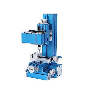 DONCK Wood Lathe Mini Metal Lathe DIY Miniature Milling Machine Miller 100-240V Woodworking Metal Aluminum Processing Tool Mini Milling Machine