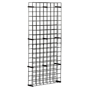 Wine Enthusiast 144 Bottle Tie Grid, Black