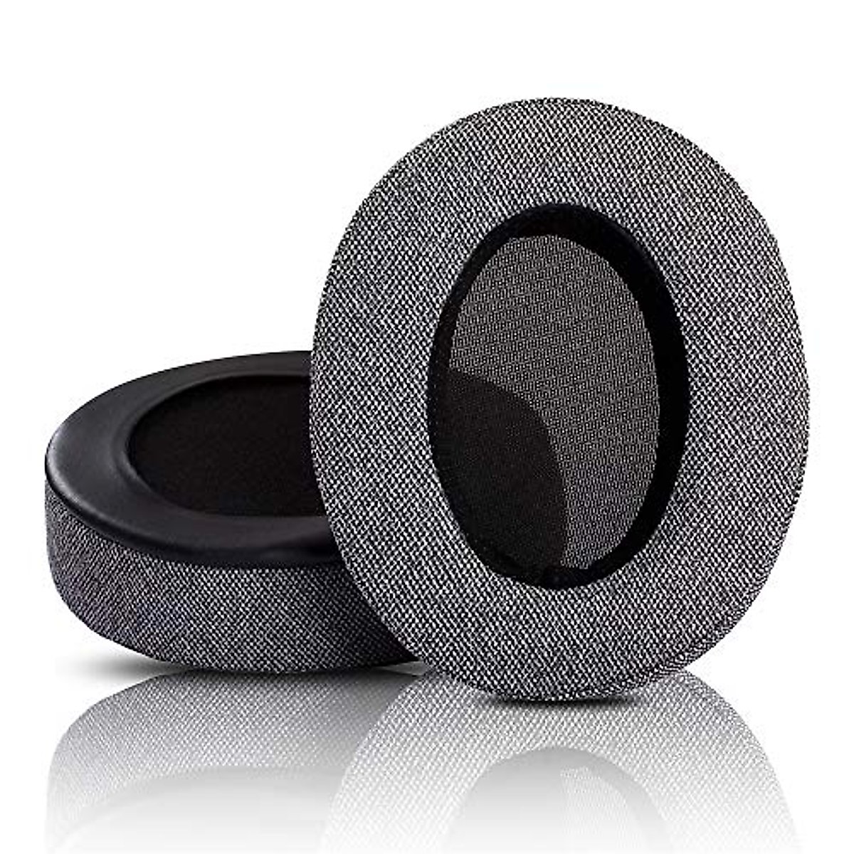 YunYiYi Replacement Upgrade Earpad Cups Cushions Compatible with Monoprice SonicSolace Active Multimedia Studio Headphones Memory Foam (Gray)