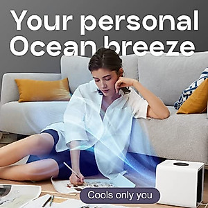 Evapolar evaLIGHTplus Personal Evaporative Air Cooler (White) and extra cartridge