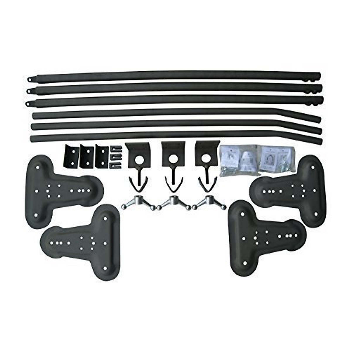 Best Stabilizer System for 5th Wheel, and Travel Trailers Without Auto Leveling - 4 Foot Plates- Item B, Up to 95% Movement reductionl