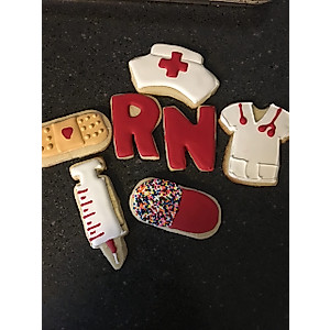 Nurse/Nursing Cookie Cutter 9 Piece Set from The Cookie Cutter Shop – Tin Plated Steel Cookie Cutters